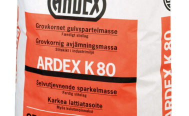 ARDEX K 80 - Teollisuustasoite 5-50 mm paksuuksiin
